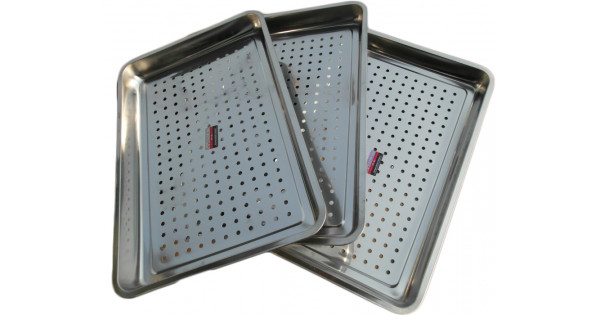 Khay hấp inox, khay inox có lỗ dùng cho tủ cơm, tủ hấp